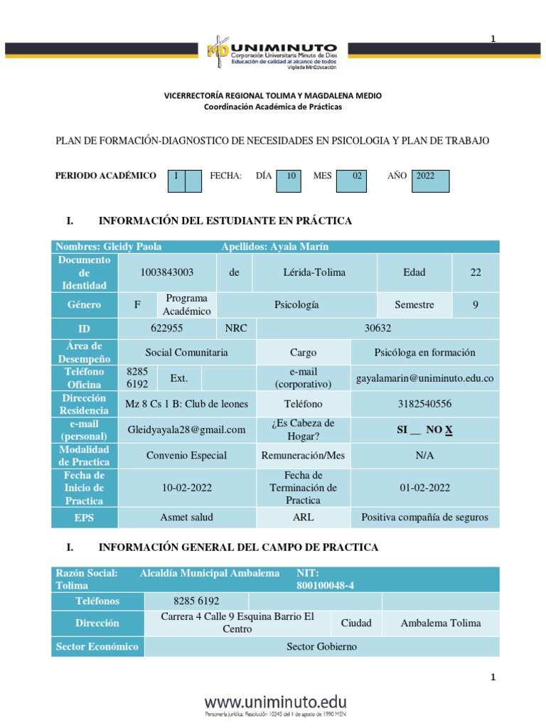 Plan Formativo | PDF | La dependencia de sustancias | Comportamiento