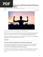 Effective Opening Remarks for Meetings | PDF