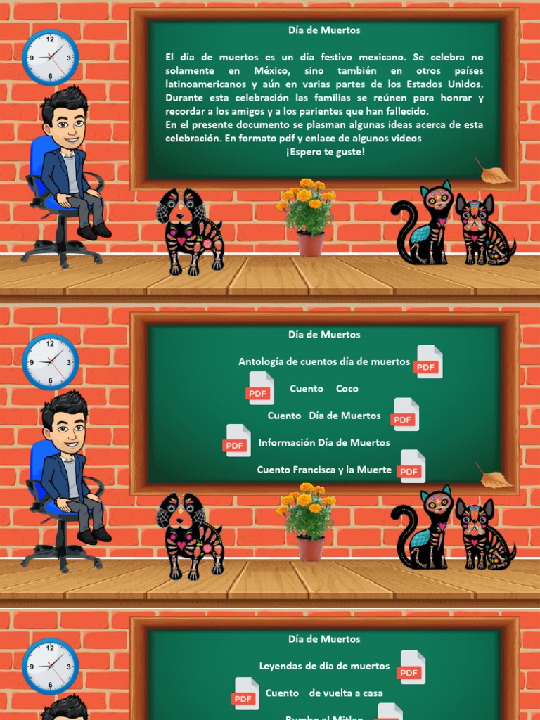 Aula Virtual de Dia de Muertos | PDF