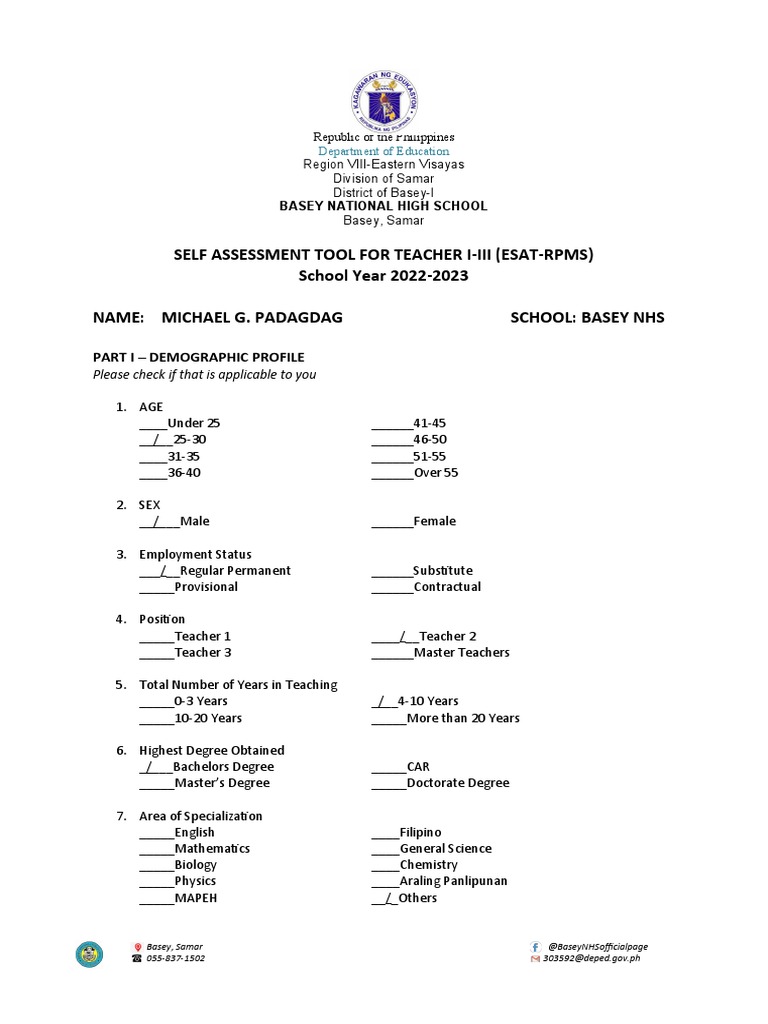 eSAT T1 T3 | PDF | Teaching Method | Learning