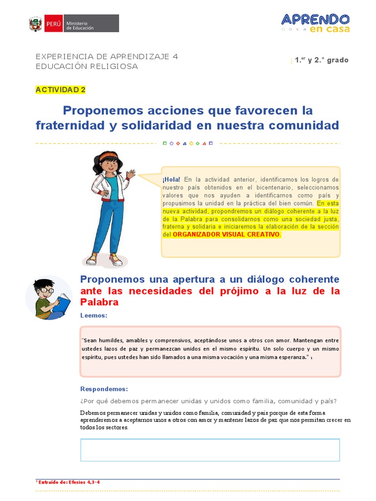 EXPERIENCIA 4 ACTIVIDAD 2 - 2° Erika | PDF