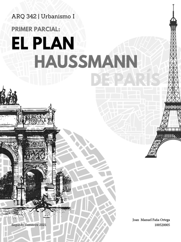 ARQ342 - Tarea 7 (Parcial) - Plan Haussman de París | PDF | París