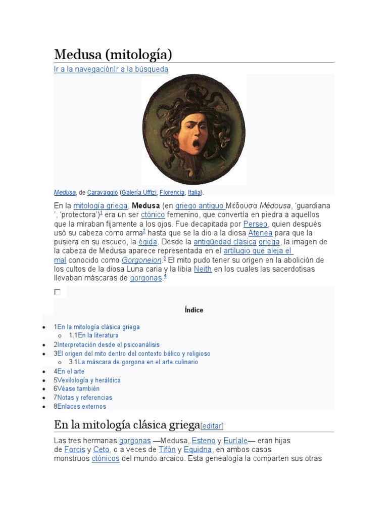 Medusa | PDF | Medusa | Mitología griega