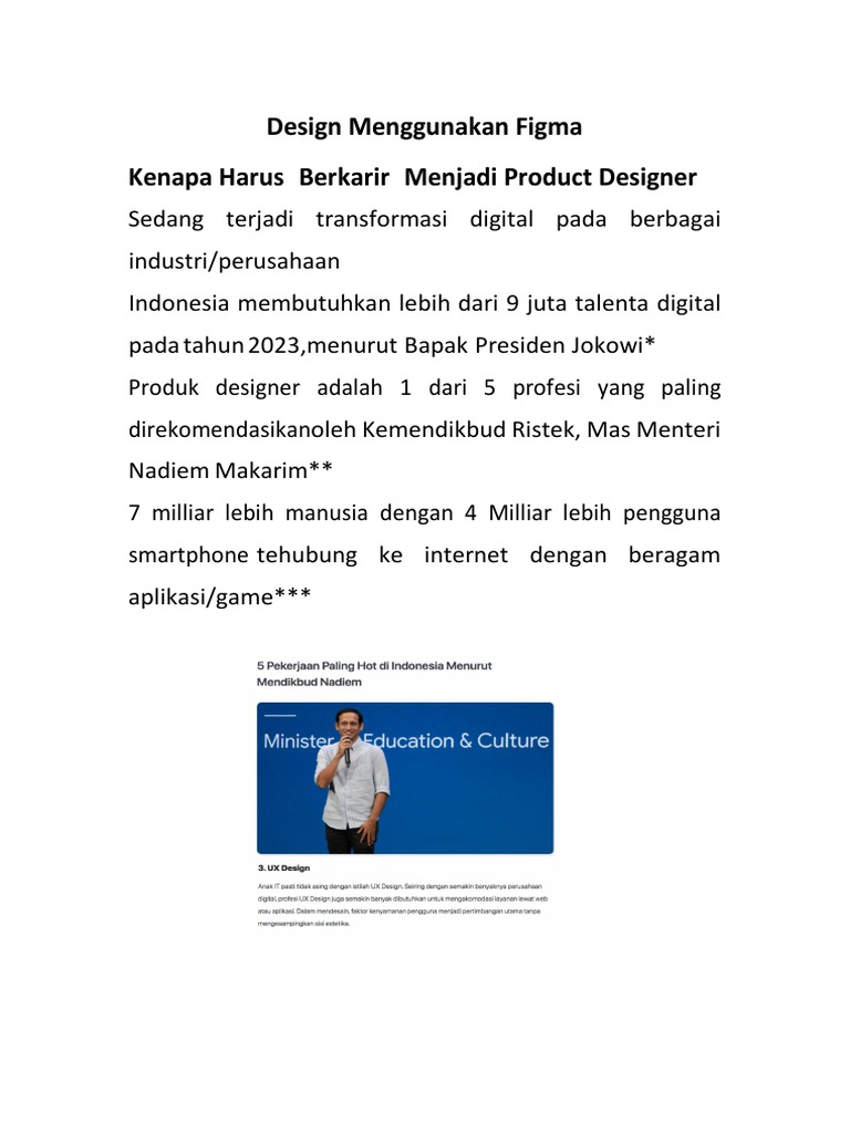 Hands On Lab - Design Menggunakan Figma-1 | PDF