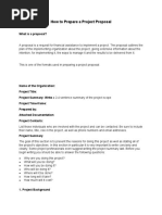 PROJECT PROPOSAL For Income Generating Projects in EPP | PDF ...