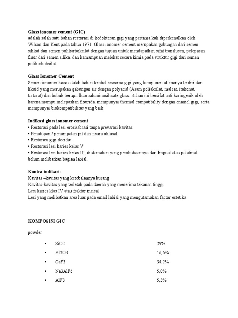 Materi Gic Singkat Pake Di | PDF