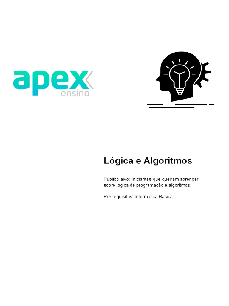 Apex - Logica e Algoritmos | PDF | Script Java | Linguagem de programação