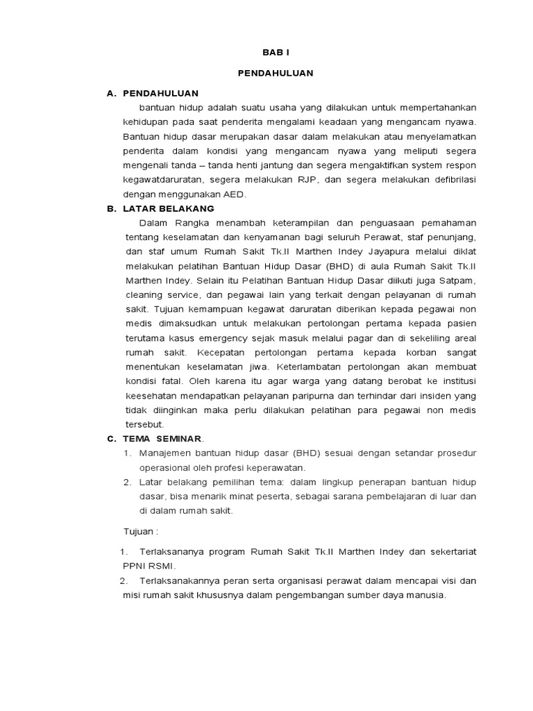 Proposal BHD Awam Terlatih | PDF