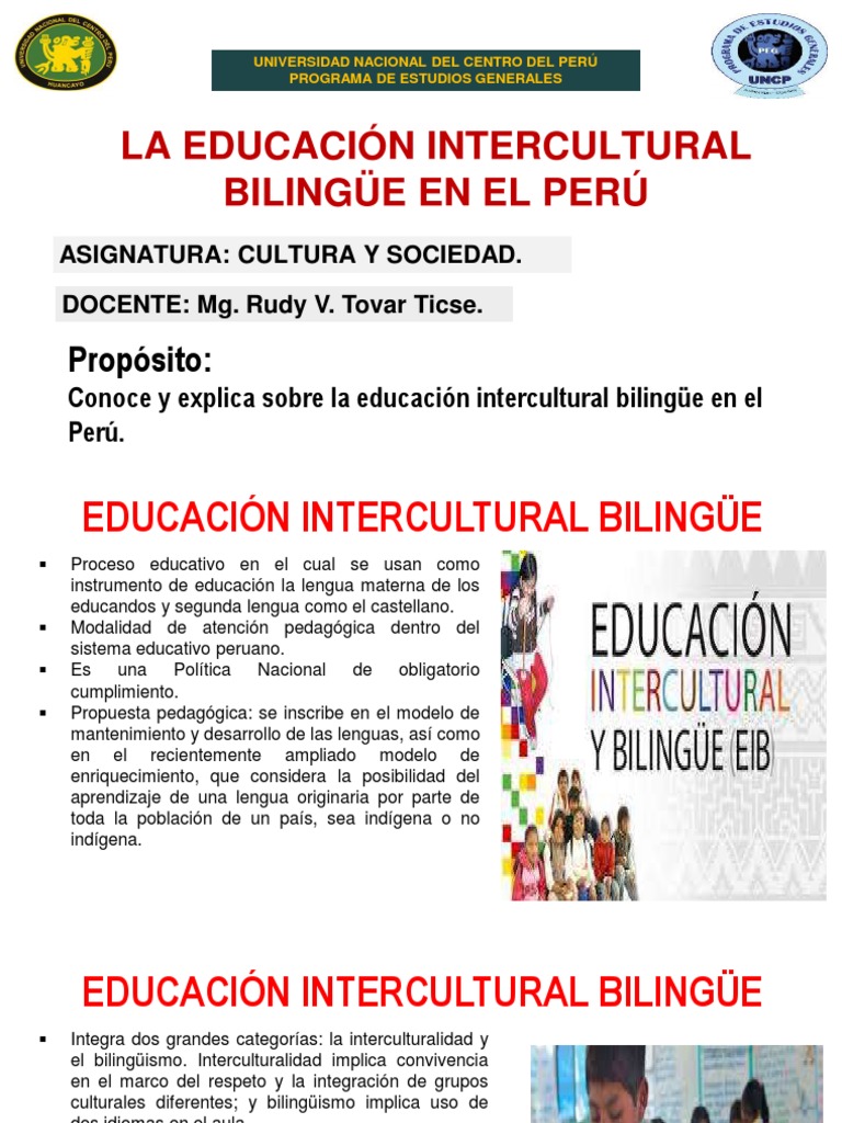 Educación Intercultural Bilingue | PDF | Multilingüismo | Método de ...
