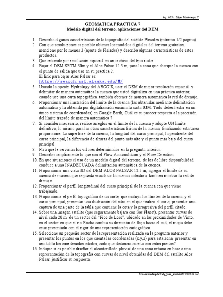 Guia Practica7 2 21 | PDF | Precipitación | Topografía