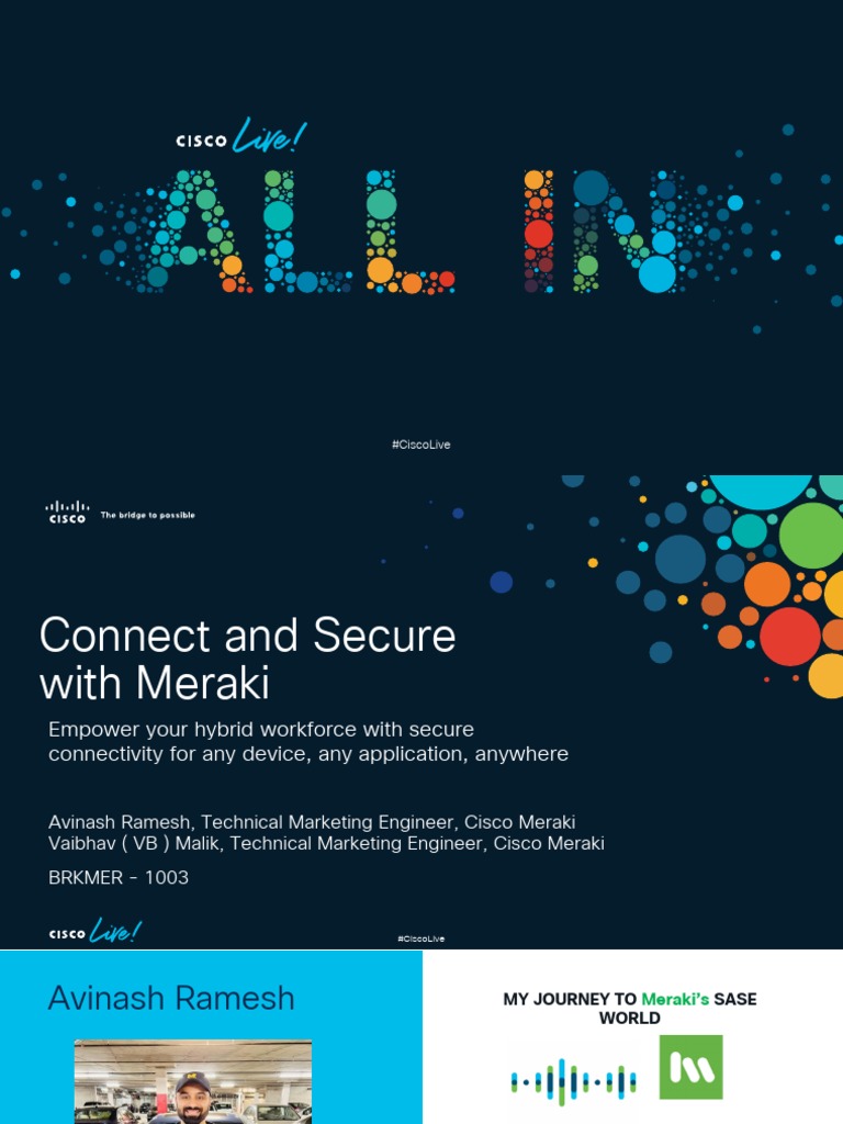 Conecte-Se e Proteja Com Meraki | PDF | Cloud Computing | Computer Networking