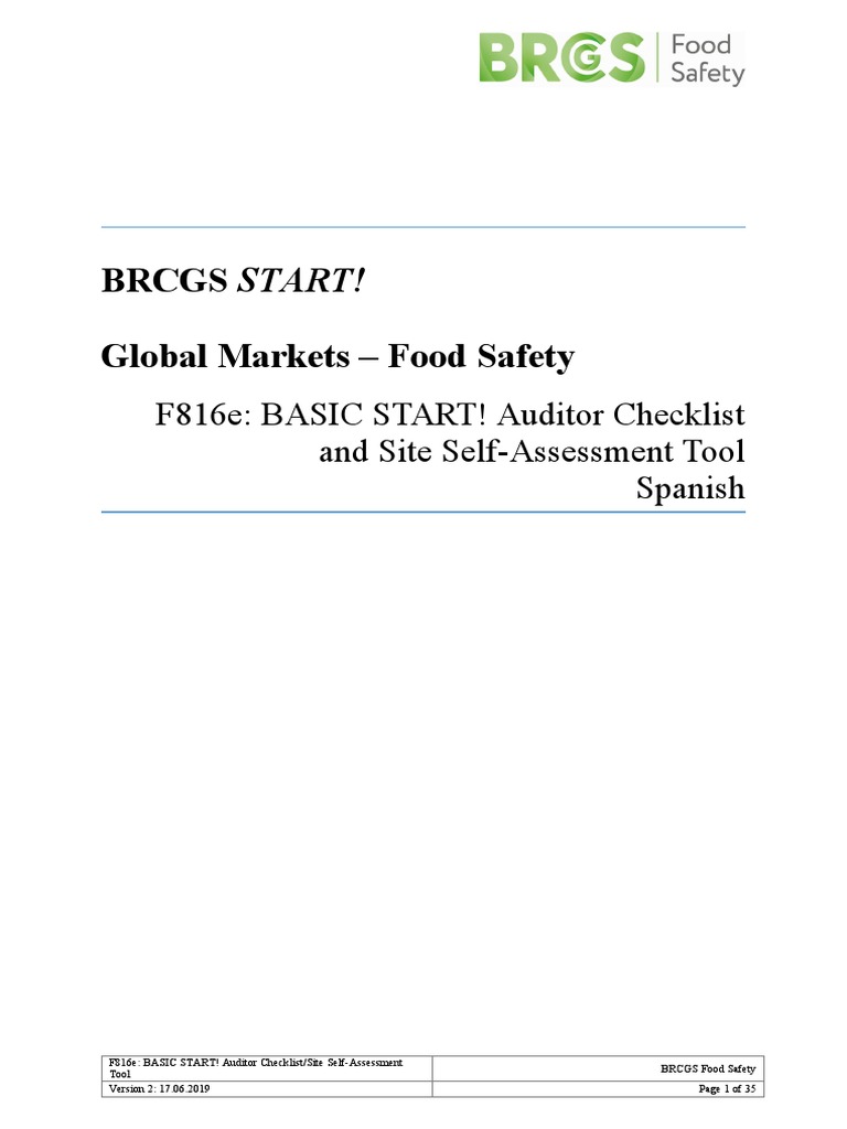 F816e Basic Start Self Assessment Latin American Spanish v2 17062019 ...