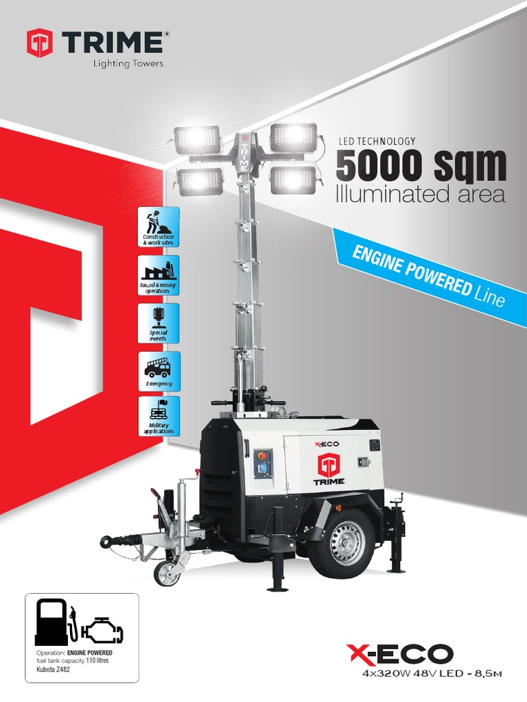 Trime: Lighting Towers | PDF | Mains Electricity | Electrical Engineering