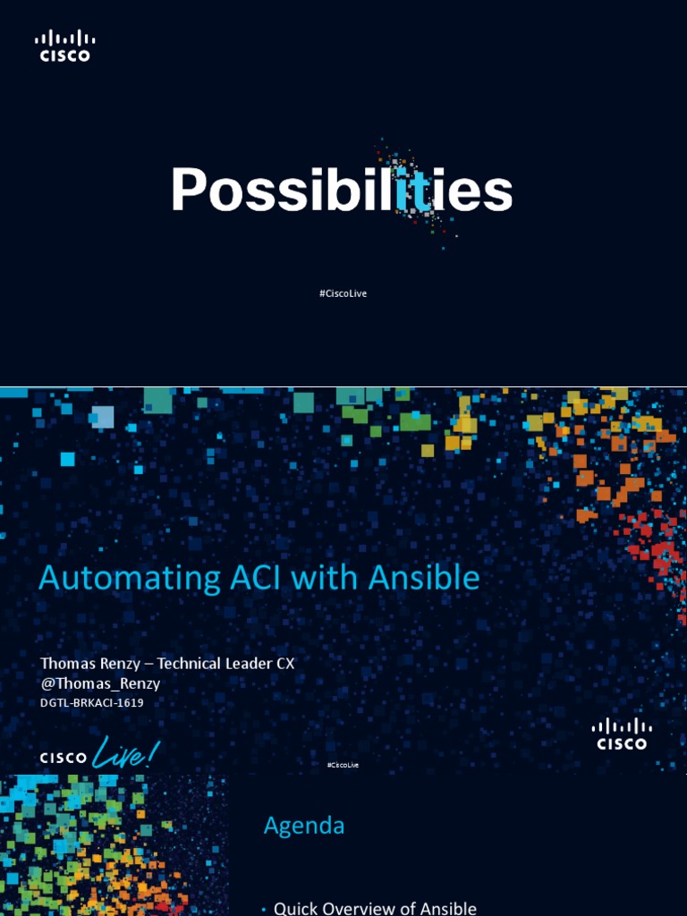 Automating Aci With Ansible Pdf Software Engineering Computer Architecture
