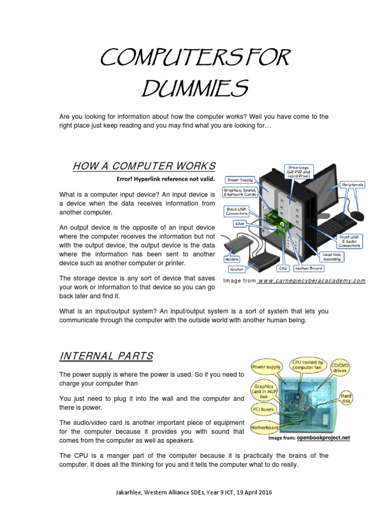 Computers For Dummies Pdf Byte Input Output