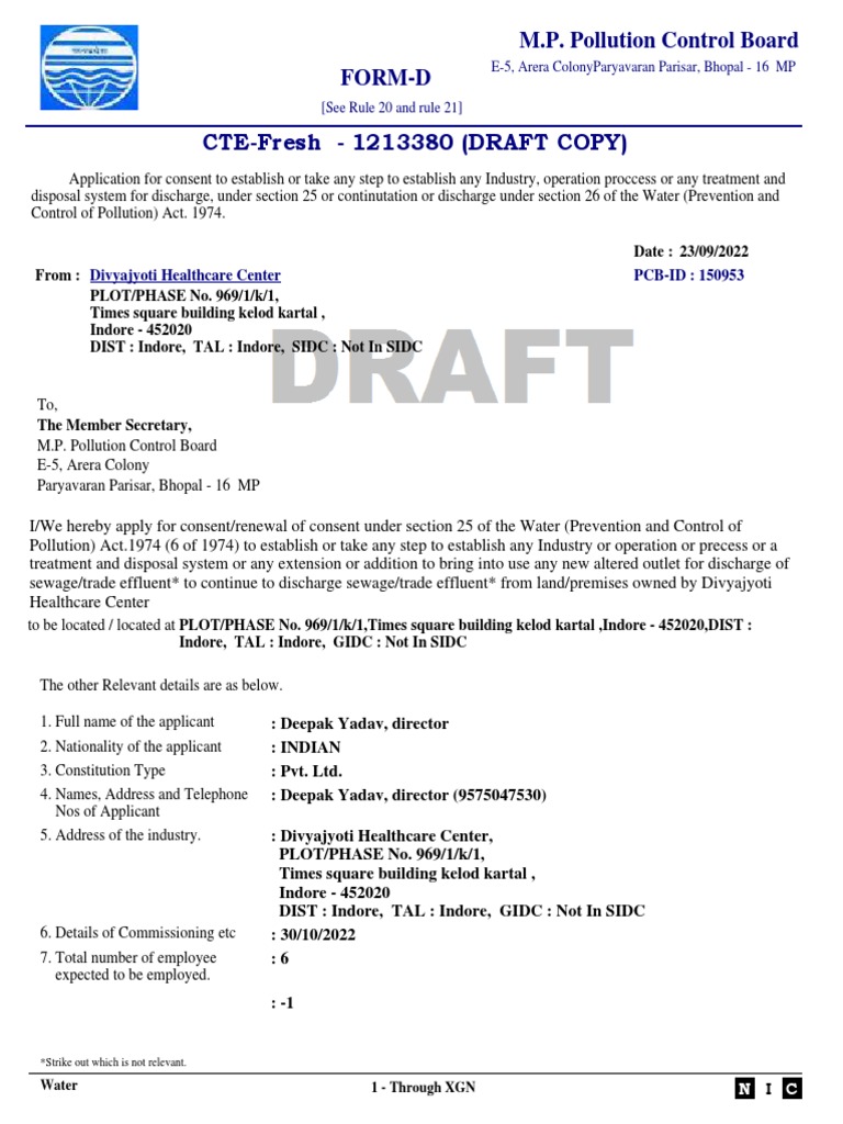 CCA Application | PDF