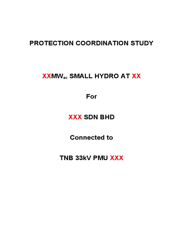 Protection Coordination Study TNB PMU | PDF | Alternating Current ...