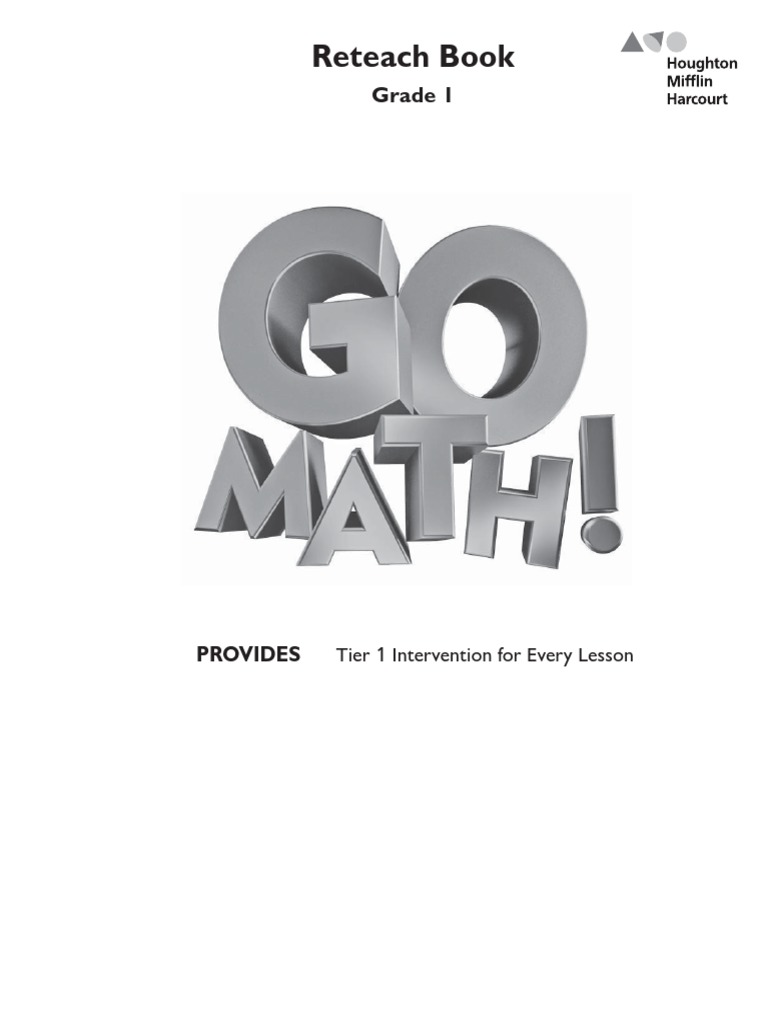 1st Grade GO Math Reteach Masters - PDF (PDFDrive) | PDF | Copyright ...