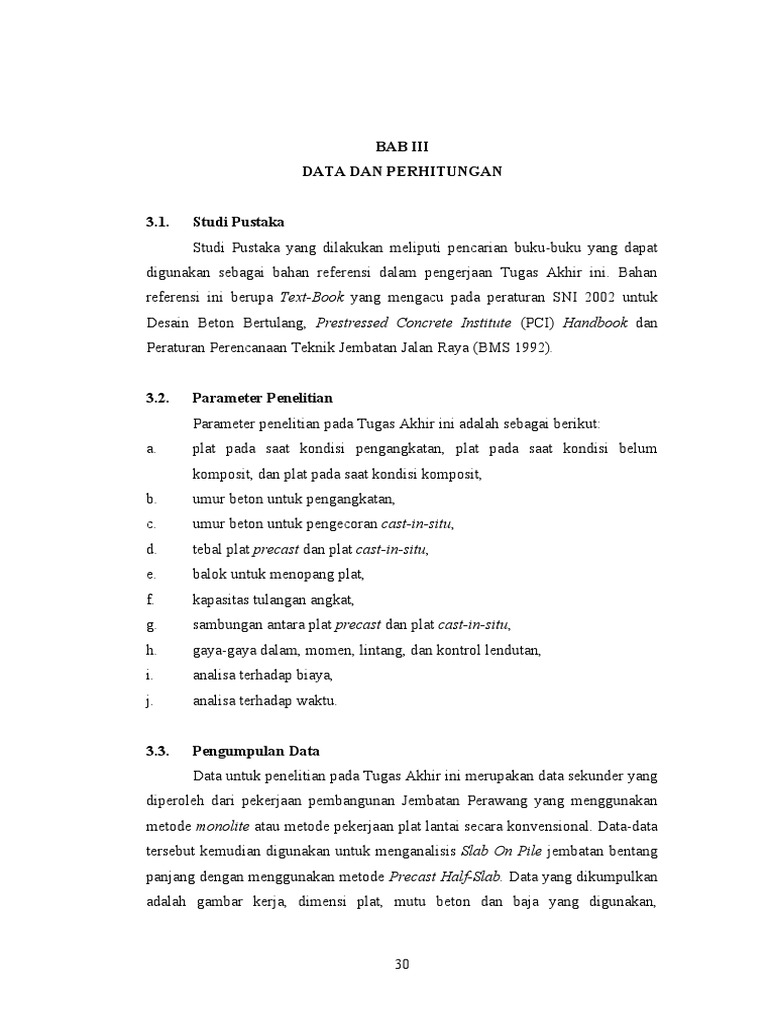 Contoh Perhitungan Plat Lantai Jembatan | PDF | Sains & Matematika ...