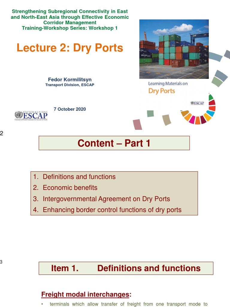 Understanding Dry Ports and Their Benefits | PDF | Containerization | Cargo