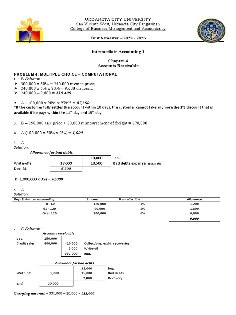 Learning Materials - Chapters 4, 5, and 7 | PDF | Cost Of Goods Sold | Financial Services