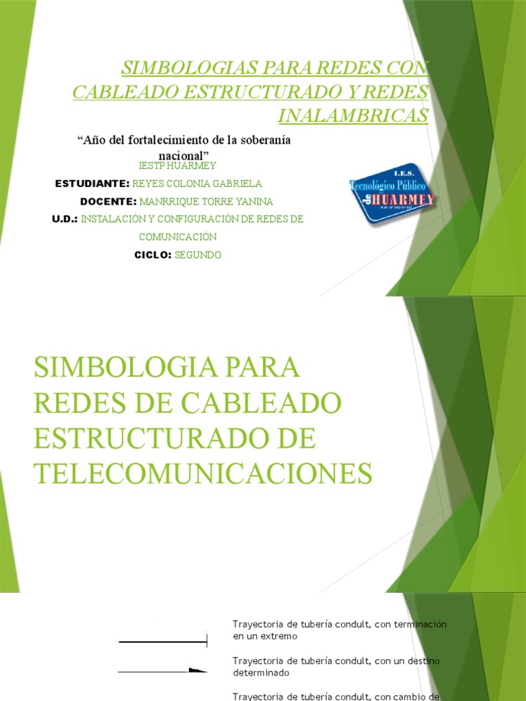 Simbologias para Redes Con Cableado Estructurado y Redes Inalambricas | PDF