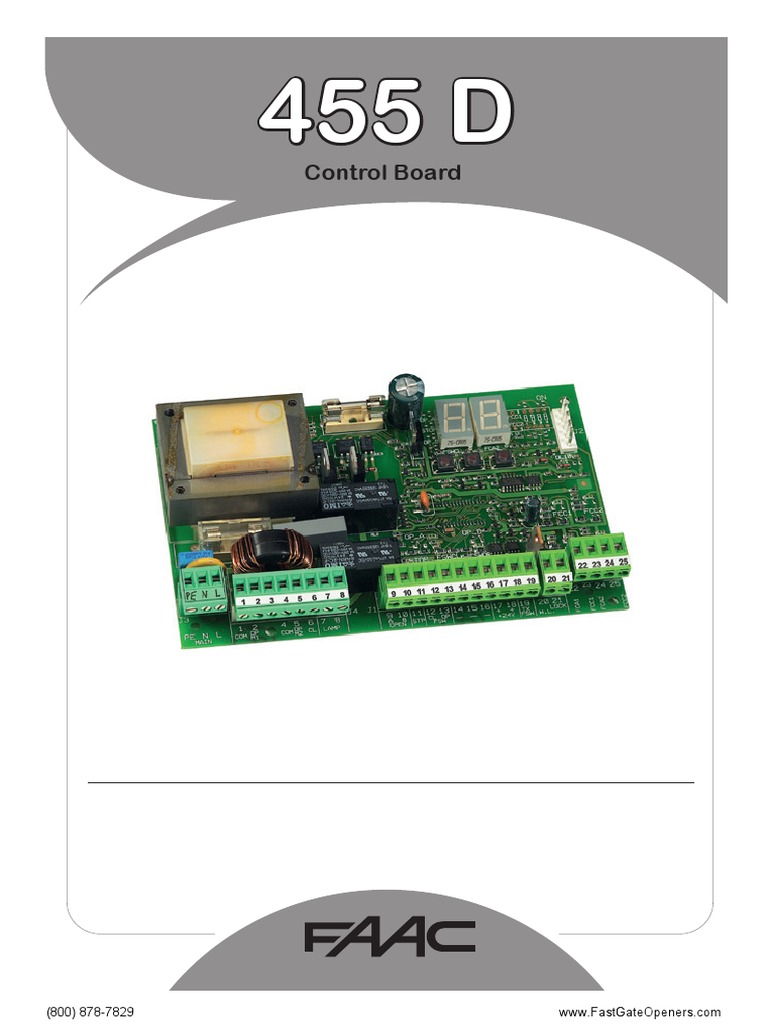 455D Manual | PDF | Power Supply | Switch