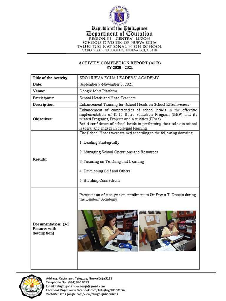 Acr Template | PDF | Learning | Cognition