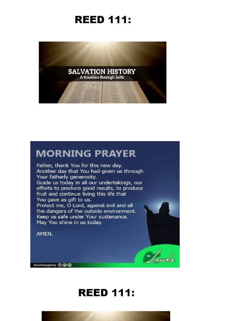 Reed 111 Module 3 | PDF | Bible | Biblical Canon