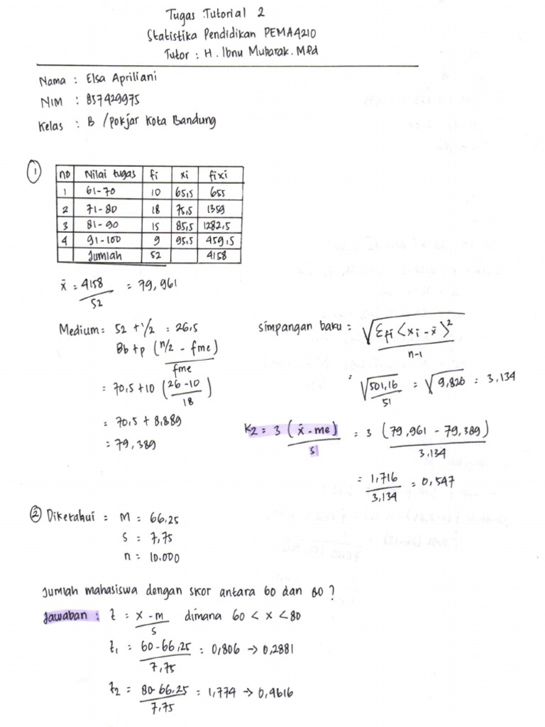 TT2 Statistika | PDF