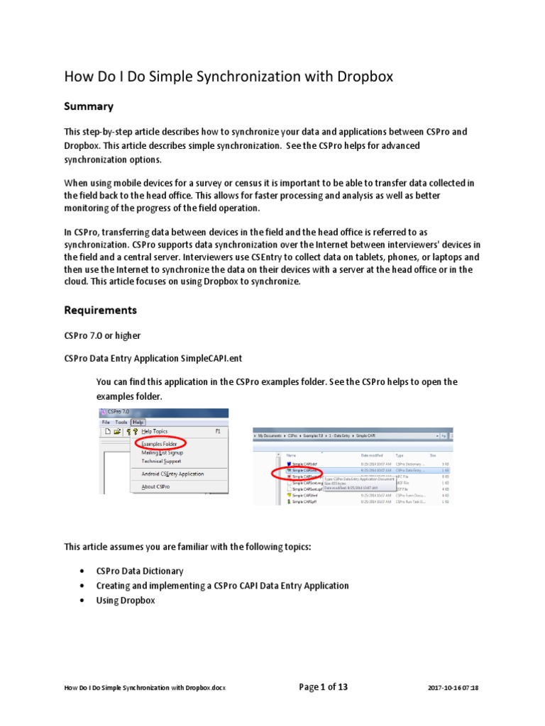 Simple Synchronization With Dropbox | PDF | Computer File | Icon (Computing)