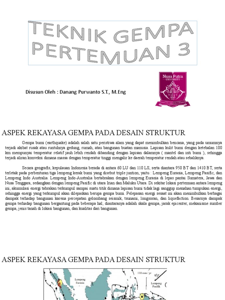 Teknik Gempa 3 | PDF | Seni | Sains & Matematika