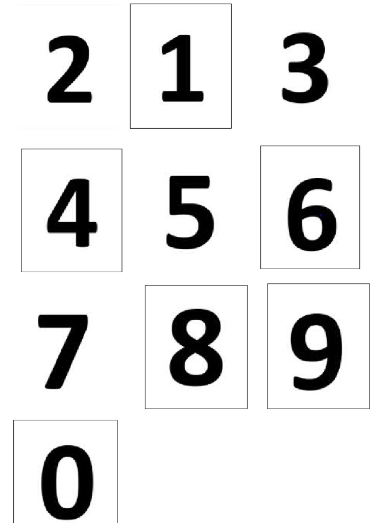 numeros imprimir | PDF
