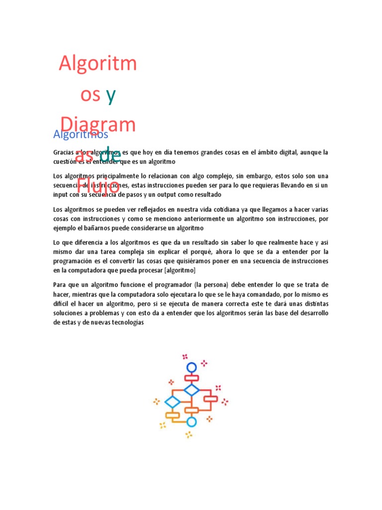 Algoritmos y Diagrama de Flujo | PDF Algoritmos y Diagrama de Flujo | PDF