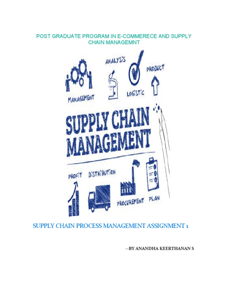 SCPM Assignment 1 | PDF | Supply Chain | Walmart