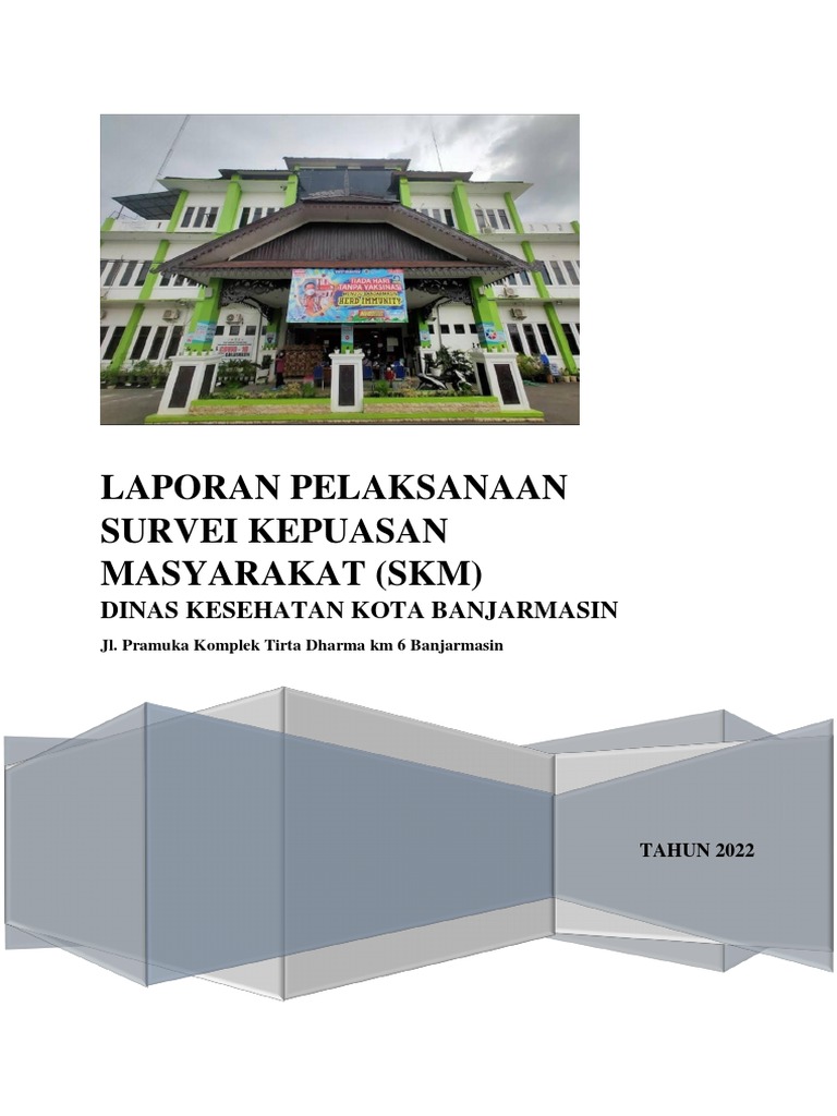 Laporan SKM 2022 Dinas Kesehatan Kota Banjarmasin | PDF | Bisnis