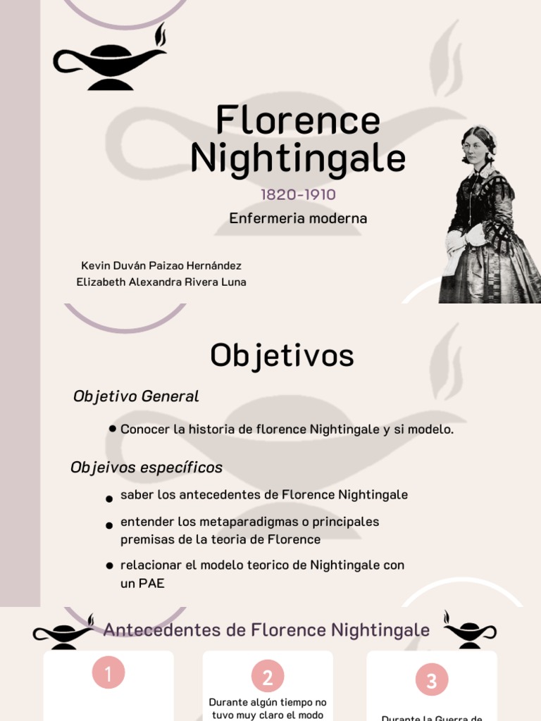 Teoría y legado de Florence Nightingale | PDF | ruiseñor de Florencia ...