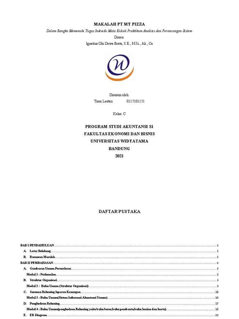 Tiara Lestari (0117101151) - Tugas Modul 1 Sampai 12 - Praktikum APS - Kelas C | PDF
