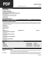 Windex® Original Glass Cleaner: Material Safety Data Sheet | PDF ...