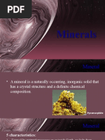 Physical and Chemical Properties of Minerals | PDF | Minerals | Rock ...