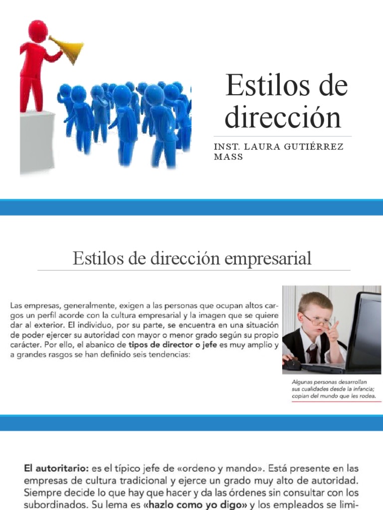 Estilos de Direccion | PDF Estilos de Direccion | PDF