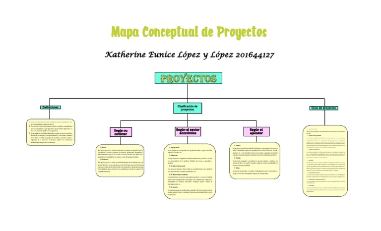 Mapa Conceptual de Proyectos | PDF | Presupuesto | Business
