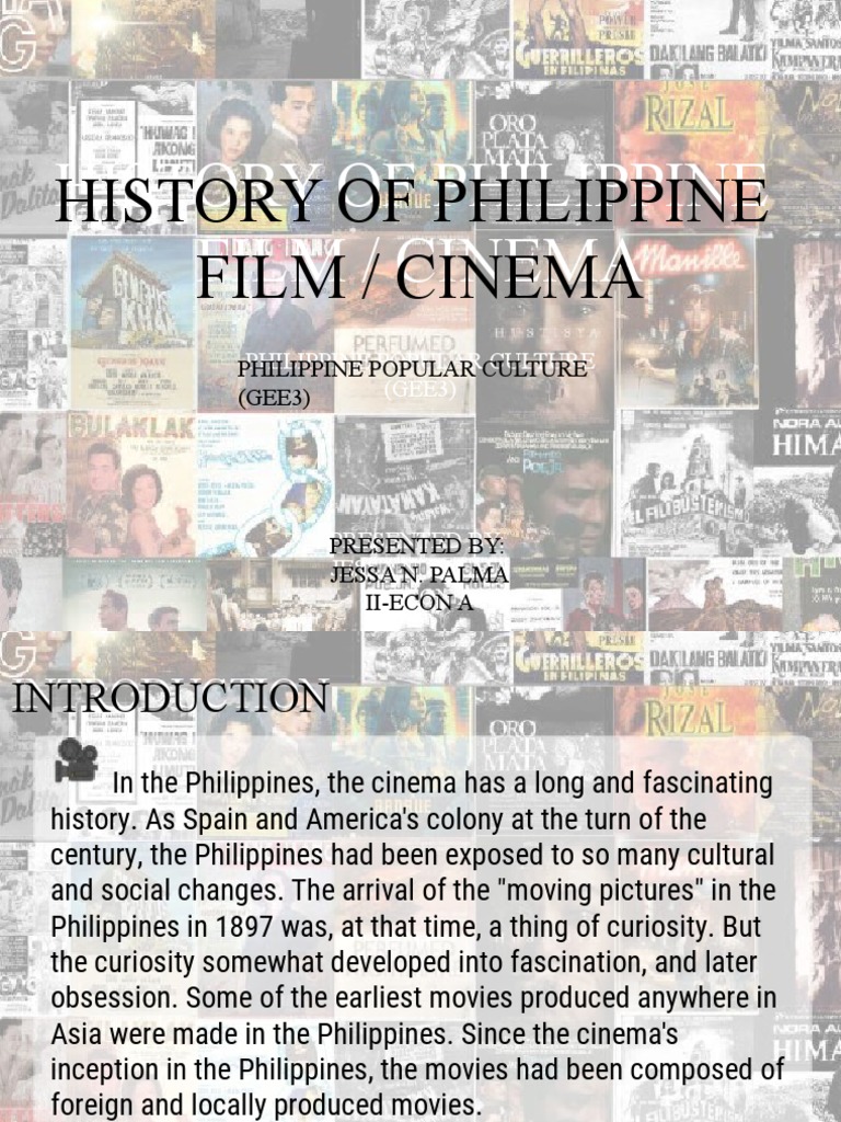 History Of Cinema Ppc Pdf Philippines Entertainment