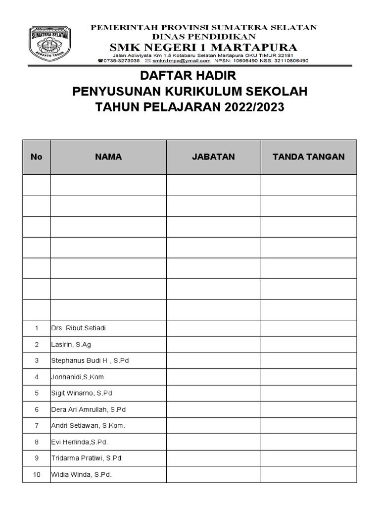 Rekap Supervisi | PDF