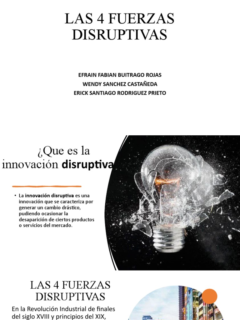 Las 4 Fuerzas Disruptivas | PDF | Innovación | Tecnología de información y comunicaciones