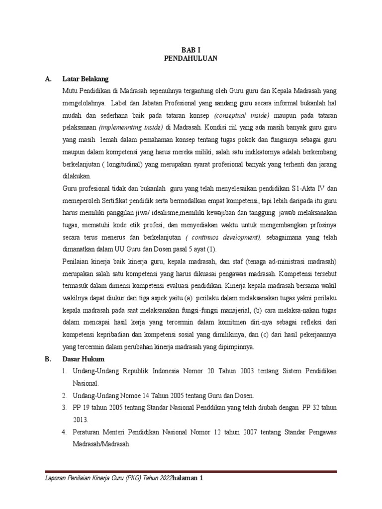 Laporan PKG 2021-Oke | PDF