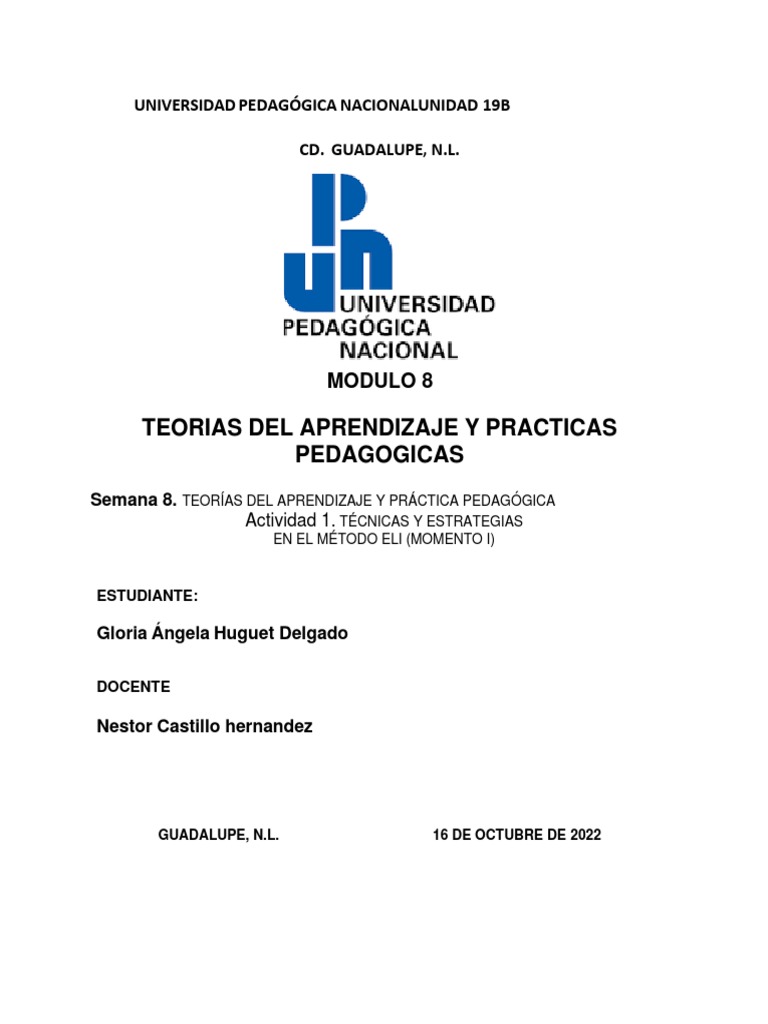 Estrategias del Método ELI: Momento I | PDF | Aprendizaje | Teoría del aprendizaje (educación)