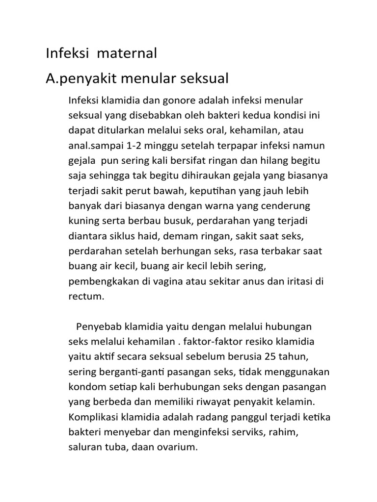 Infeksi Maternal | PDF