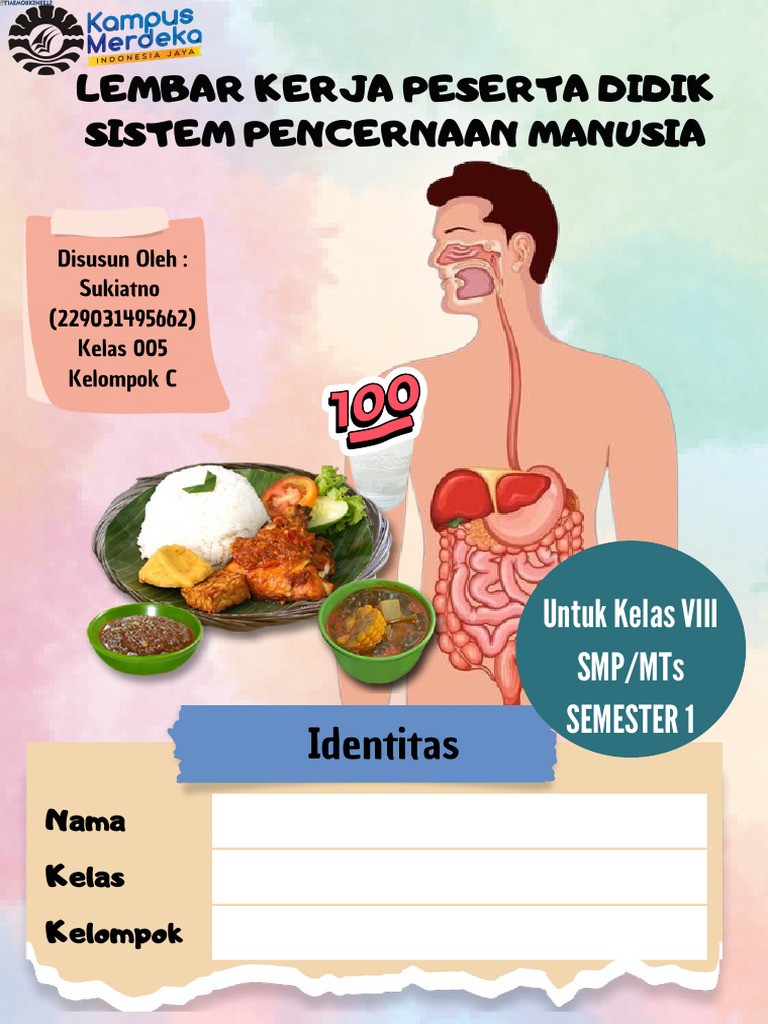 LKPD Sistem Pencernaan | PDF