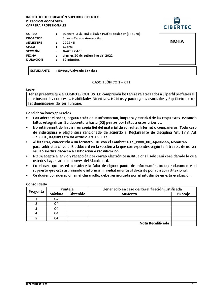 G4GT - CT1 - Britney Valverde | PDF